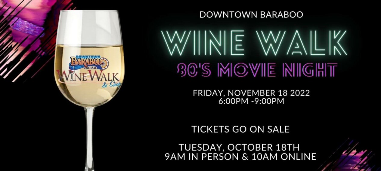 wine walk - Downtown Baraboo