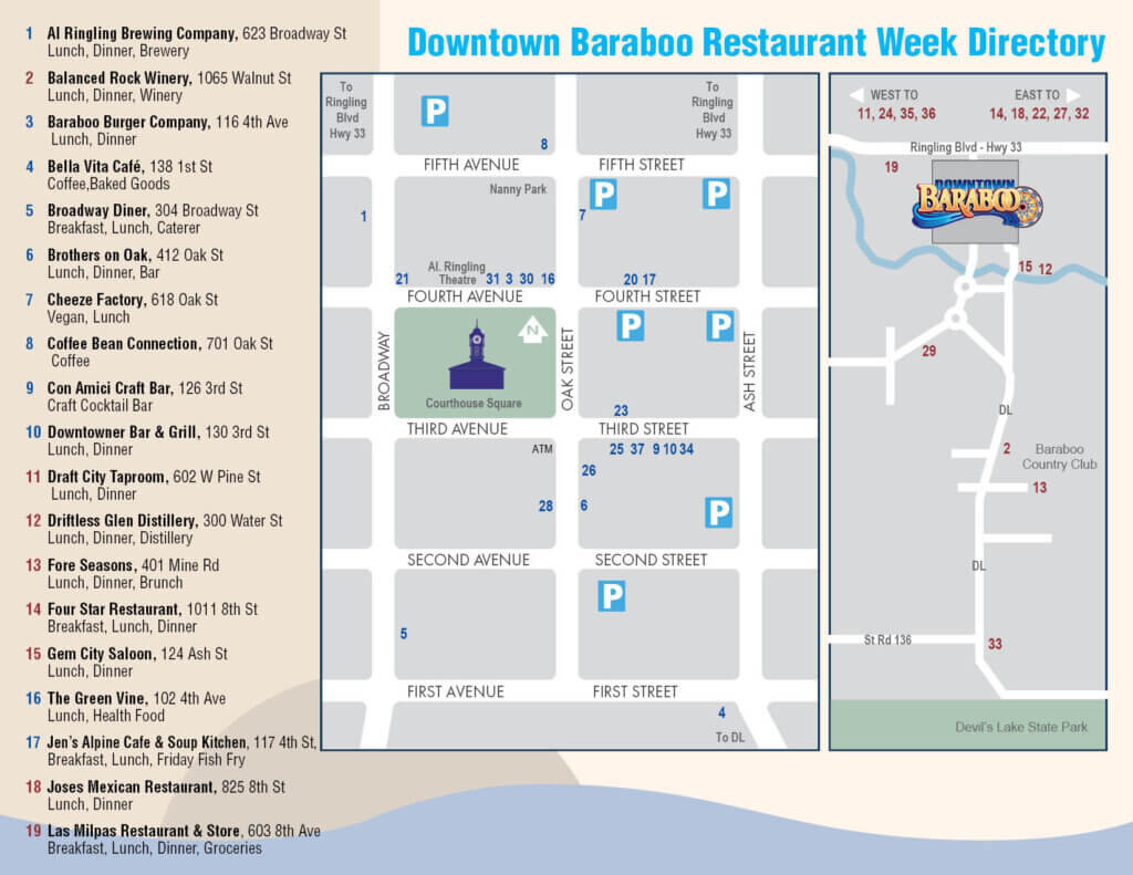Restaurant Week - Downtown Baraboo